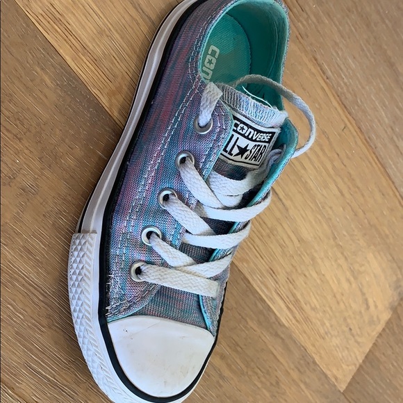 Converse | Shoes | Converse Girls Size 2 Pink Blue Swirl | Poshmark